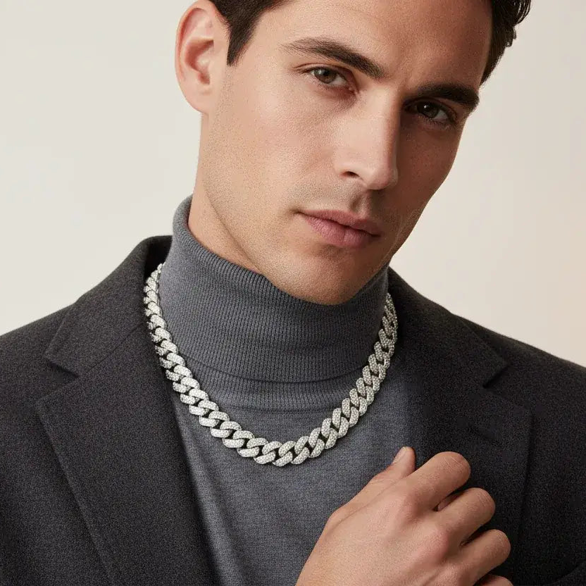 Diamond Cuban Chain Collection | Gold Cuban-Link Chain Designs Online